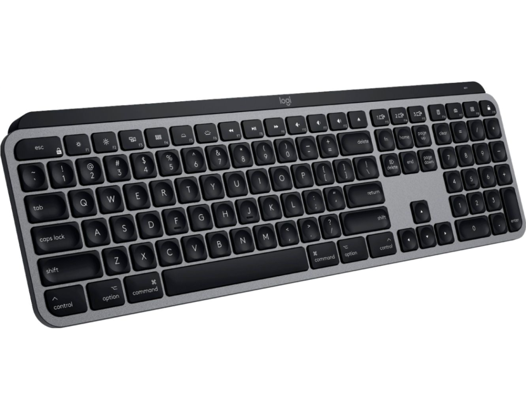 Logitech – MX Keys Full-size Wireless Bluetooth Membrane Keyboard for ...